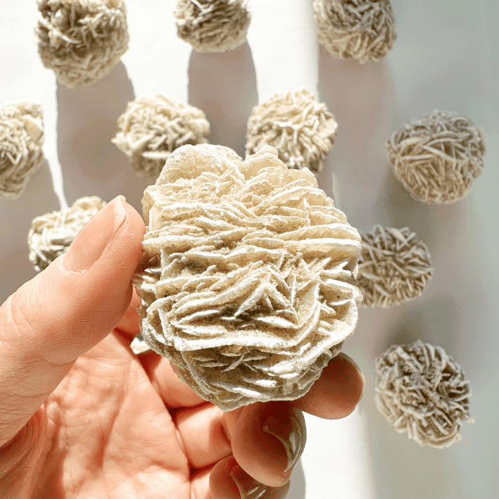 Sandrose: Sandrose Heilstein & Trommelstein